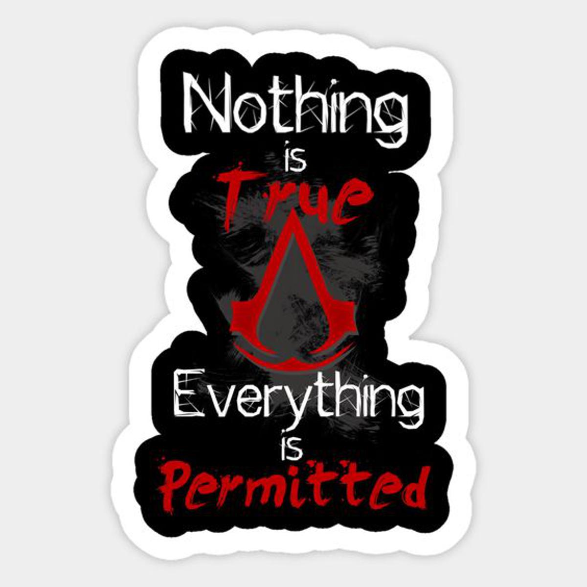 Assassin's Creed Sticker - 3 inch x 2 Inch | Daraz.pk