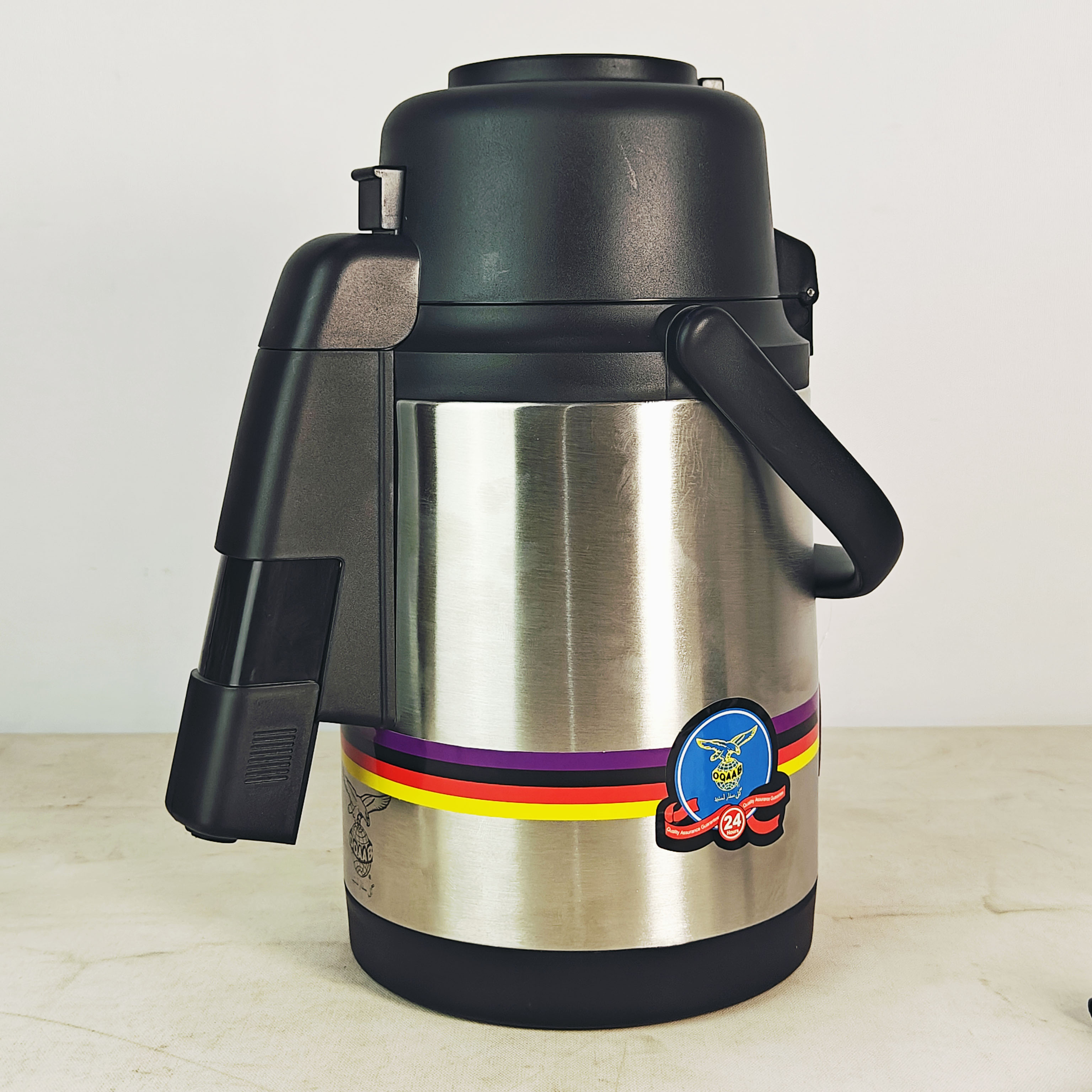 OQAAB Premium quality thermos with press function for liquid out ...