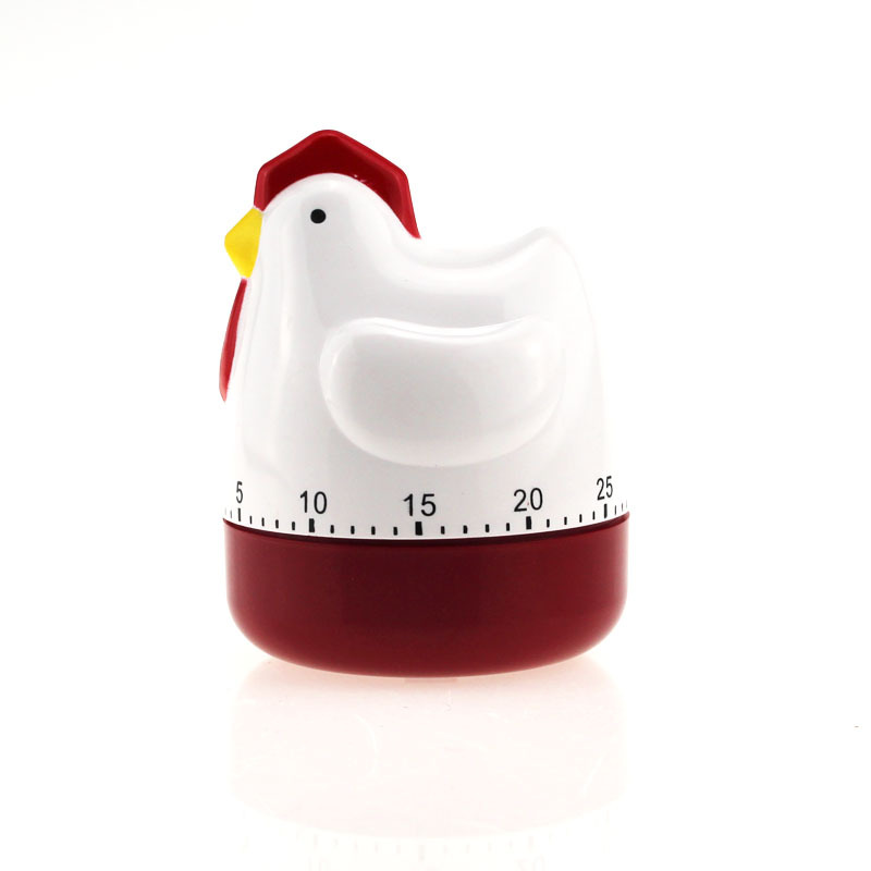 T314 Cartoon Kitchen Timer Winding Timer Hen Countdown Timer Mechanical ...
