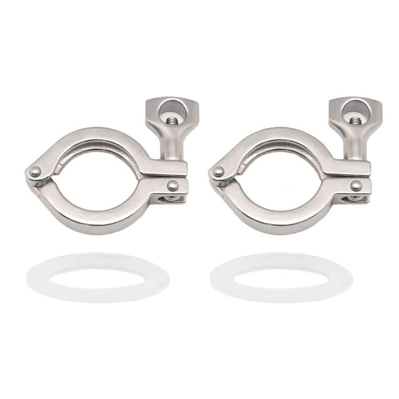 BRADOO-2Pcs Tri-Clamp Steel Single Pin Heavy Duty Tri Clamp with Wing ...
