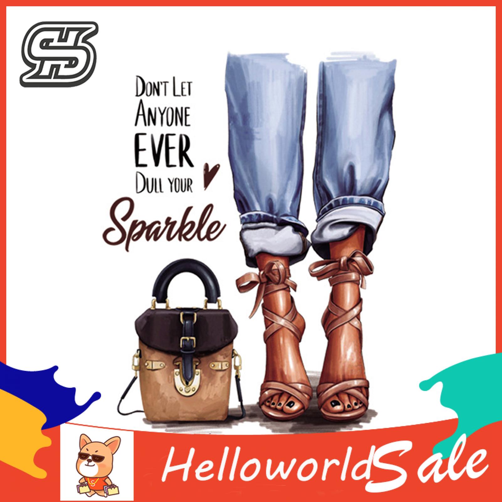 HelloWorld T-Shirt Sticker Patch Washable Clothes Coat Jacket Heat ...