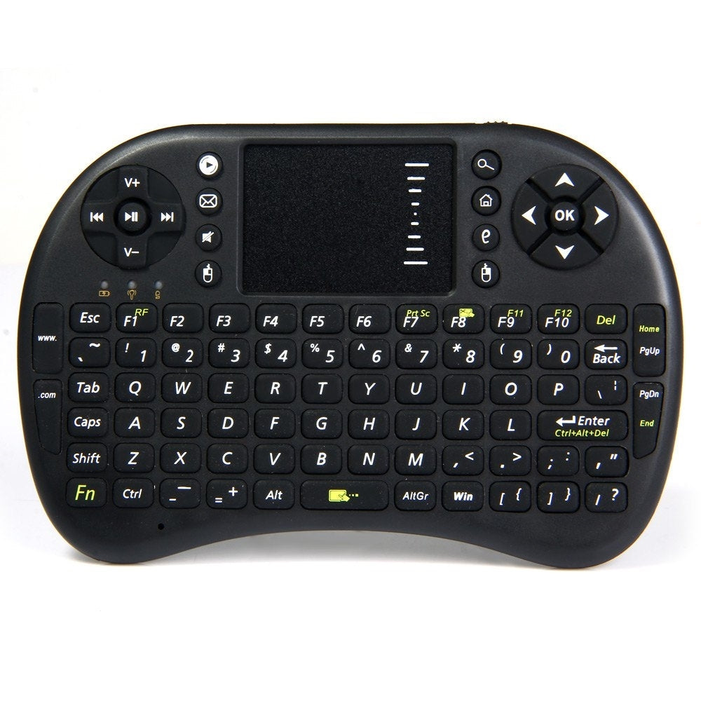Mini Touch Pad RF 500 Wireless with 3 Colour Backlight Keyboard Mouse ...