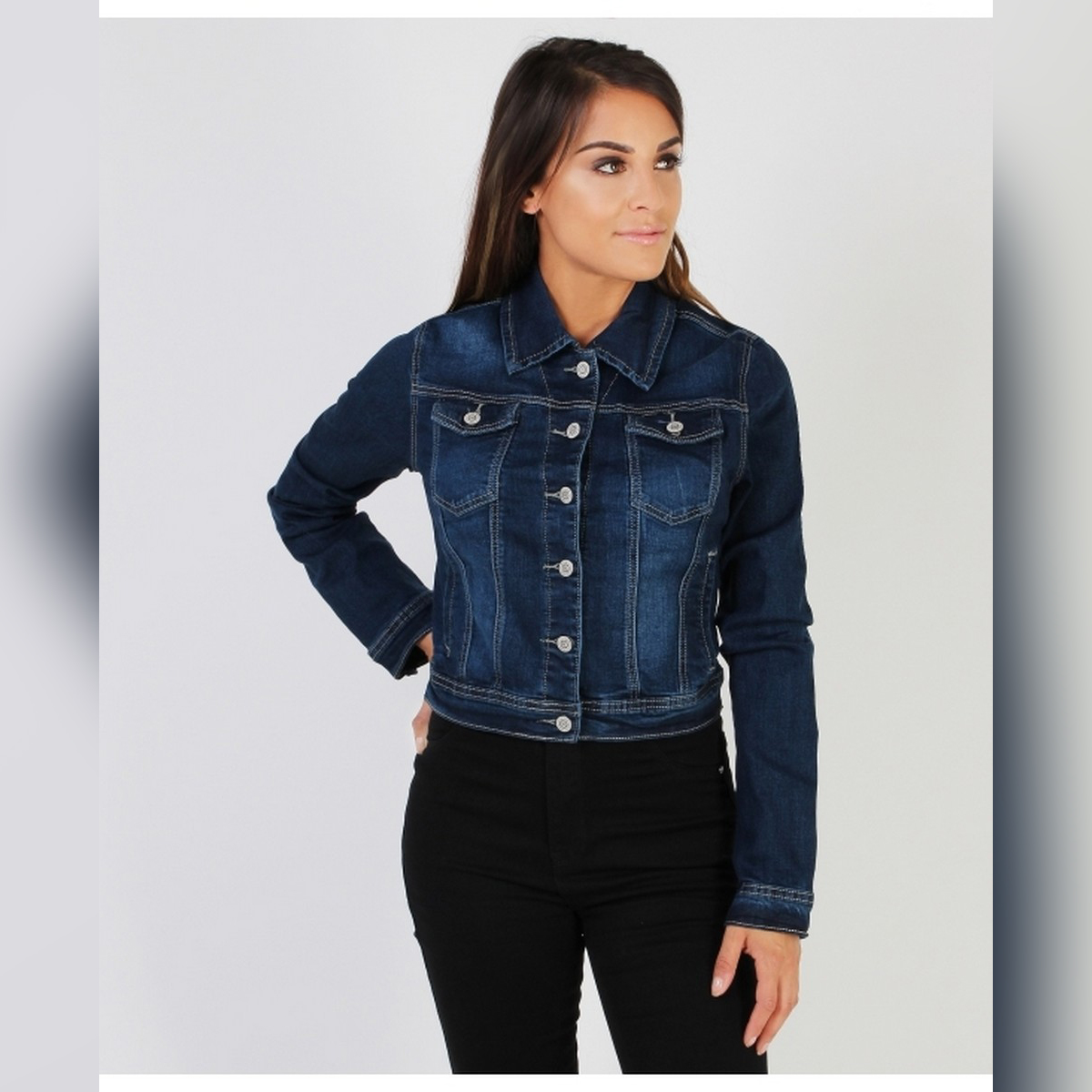 ETERNAL Denim Jacket Lycra Fabric | Daraz.pk