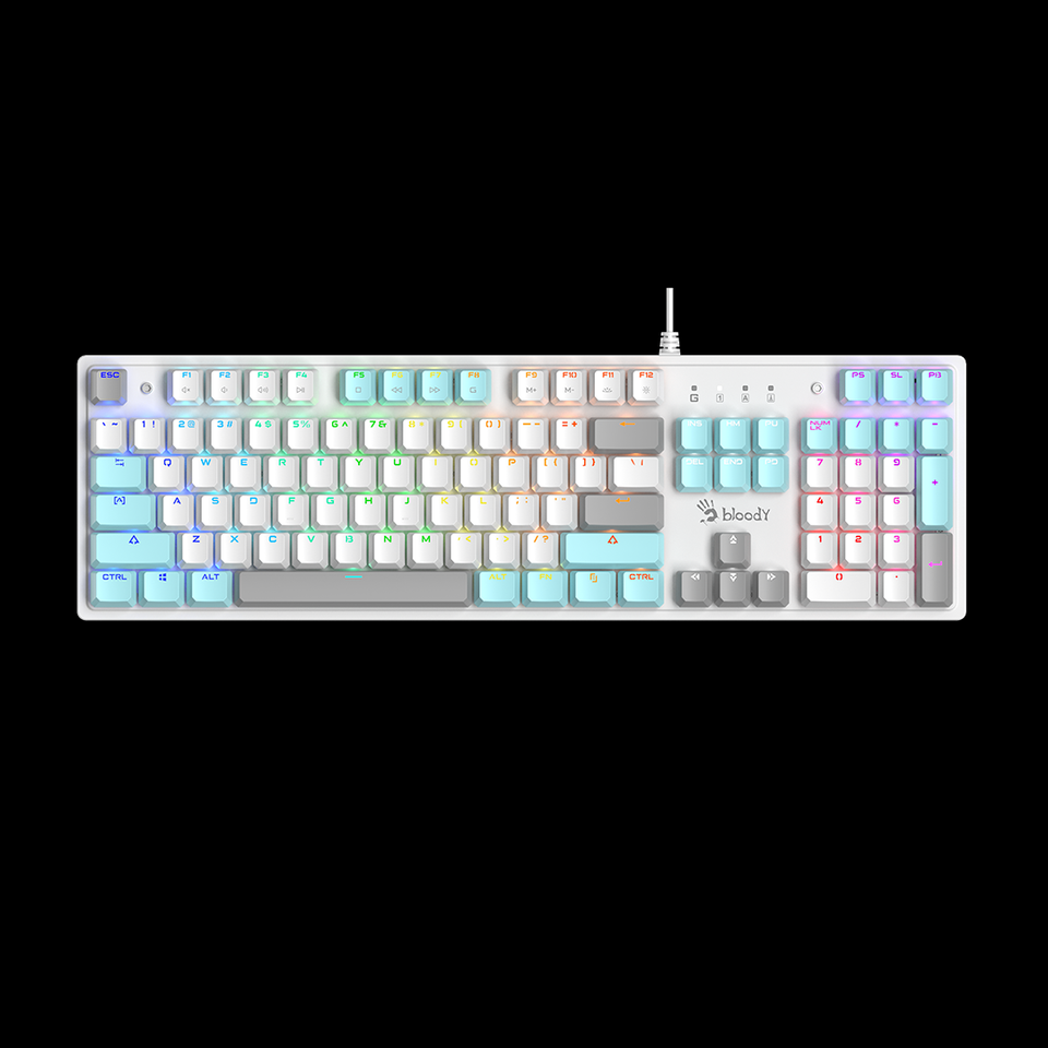 Bloody S520N Mechanical Switch RGB Gaming Keyboard - BLMS Red Plus ...
