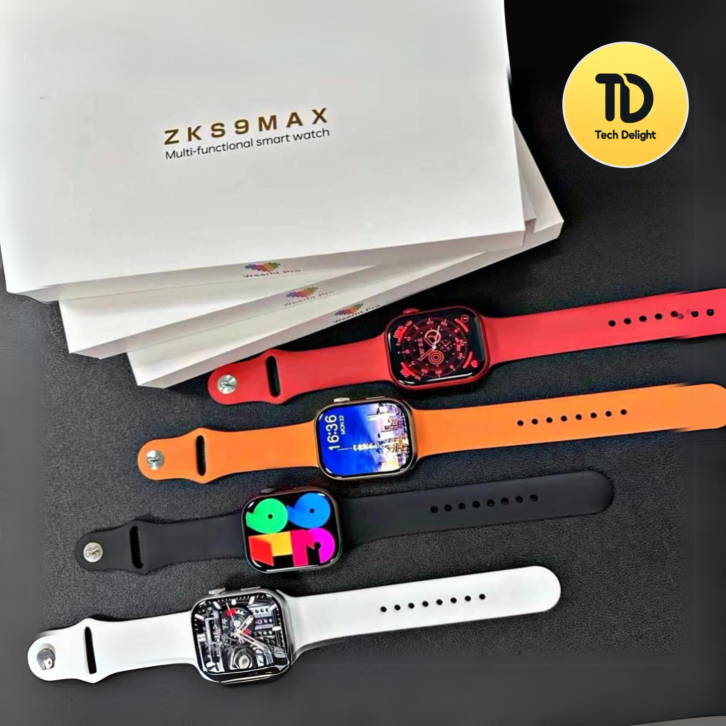 ZK S9 Max Smart Watch 2023 IWO Women Men Series 8 NFC GPS Wireless ...