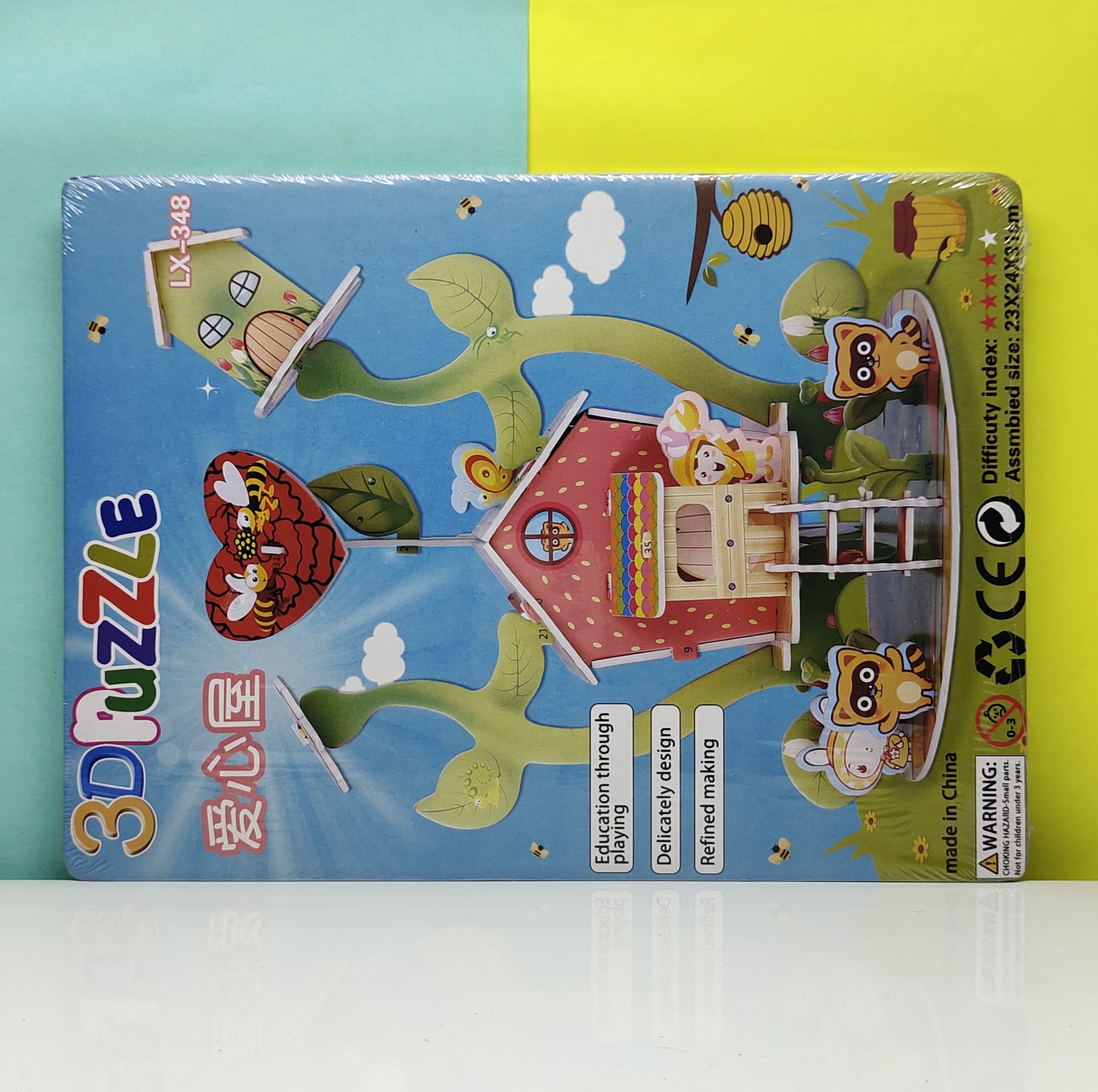 3D Puzzle Jigsaw Paper Model |3D House Building Puzzle | Learning ...