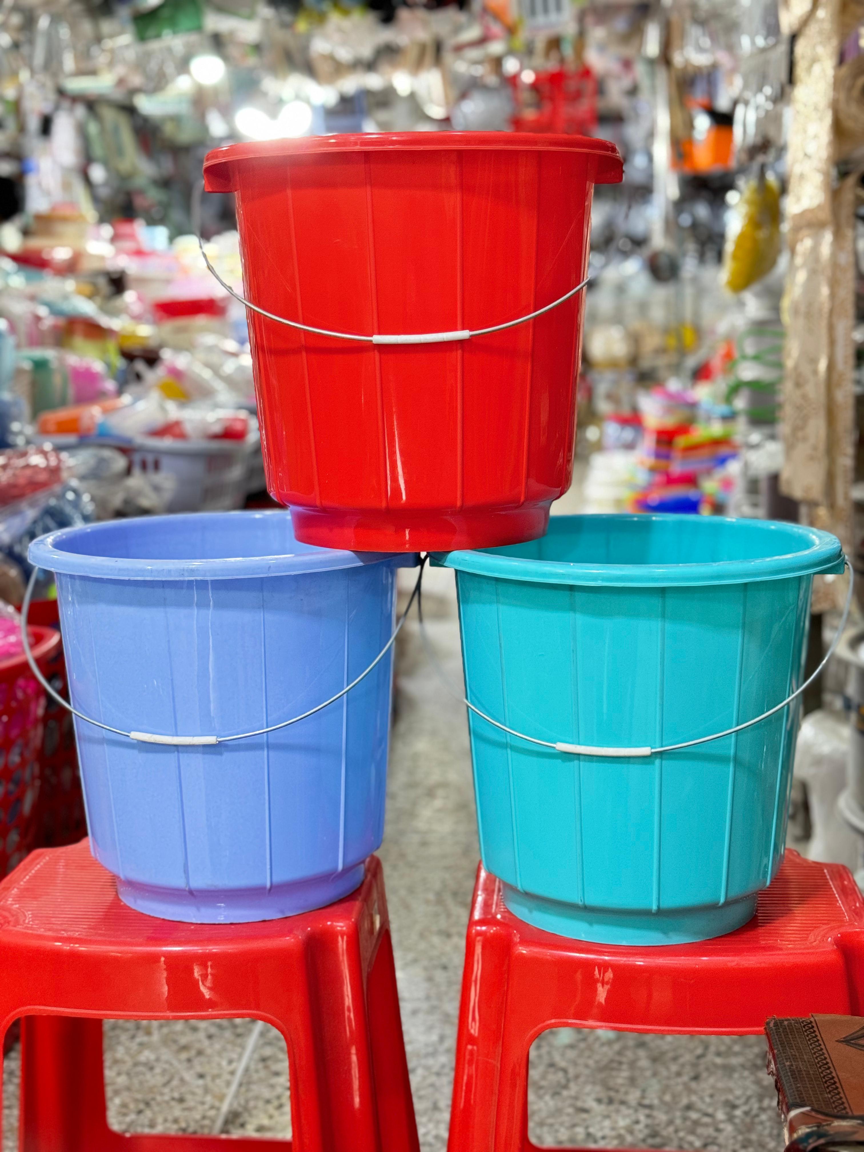 Bucket - 20Ltr Plastic Bucket - Balti Plastic Best Use for Kitchen Bath ...
