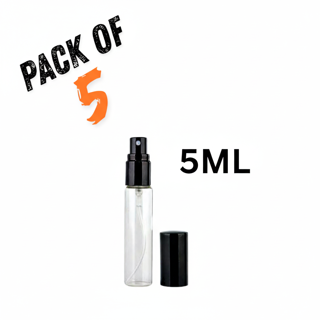 AM - Empty Perfume Tester Bottles – 5ML | Mini Travel Size Atomizers ...