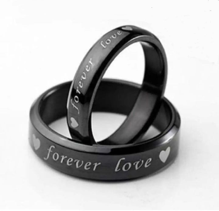 Forever Love Couple Rings For BOYS AND GIRLS PACK OF 2 | Daraz.pk