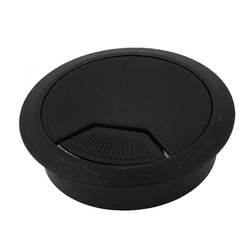 60mm Computer Desk Grommet Table Cable Wire Outlet Cord Plastic Hole ...