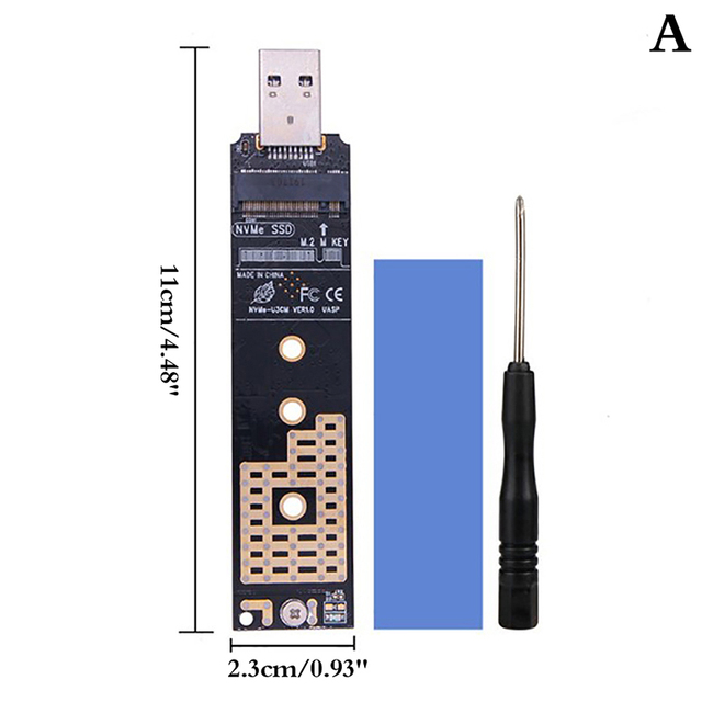 M.2 To Usb 3.1 Ssd Adapter M.2 Nvme Sata Dual Protocol Rtl9210b Ssd ...