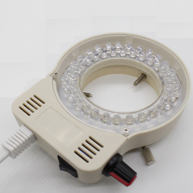 US PLUG White Adjustable 56 LED Ring Light Illuminator, Suitable for ...