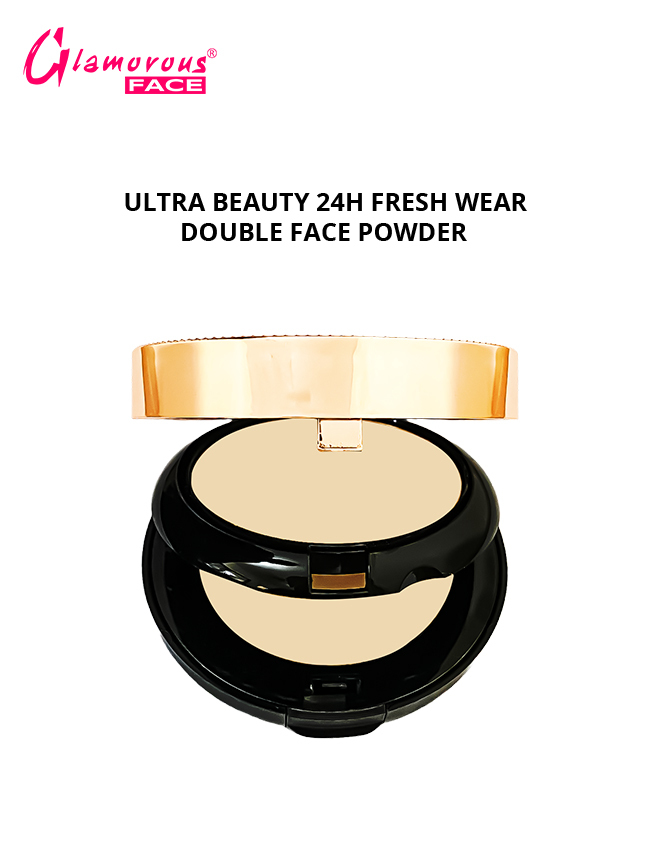 Glamorous Face Ultra Beauty 24H Fresh Wear Double Compact Powder | Daraz.pk