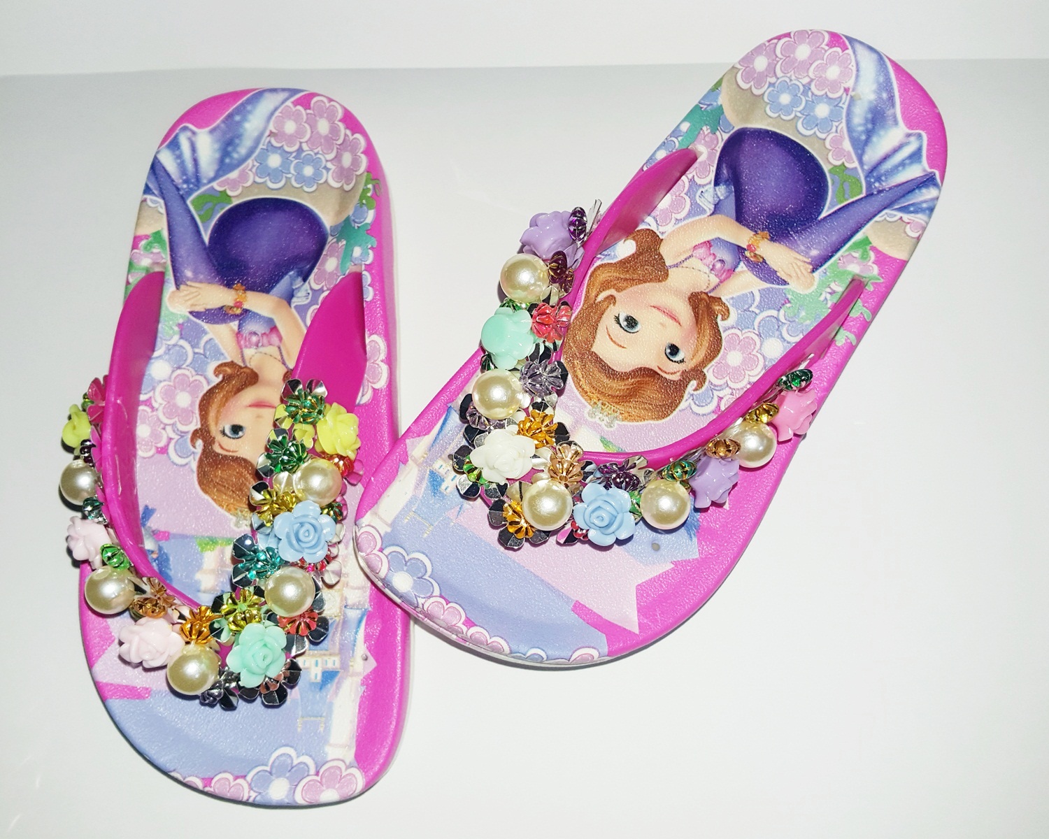 FlipFlopers Shoe Slippers for Toddler Girls - Kids Girls Flat Slipper ...
