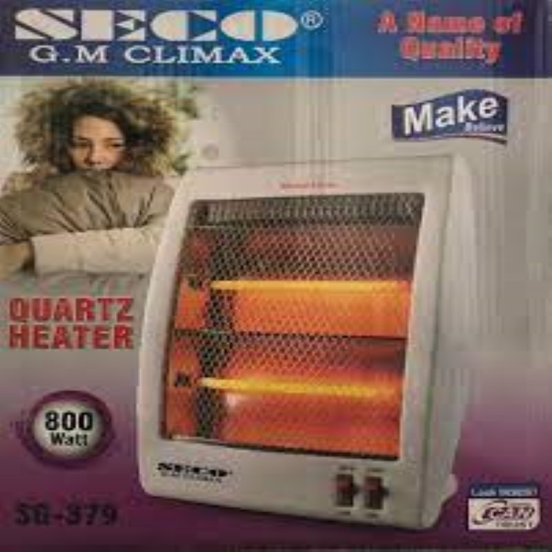SECO Electric Room Heater / Quartz Heater / 2 rod heater | Daraz.pk