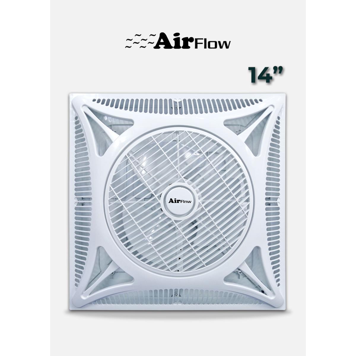 Air Flow False Ceiling Fan 2'x2' Fitting Remote Control Copper Winding ...