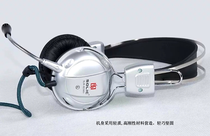 SOLIC SLR Headphones Microphone Premium Quality Soft Sound For Online ...