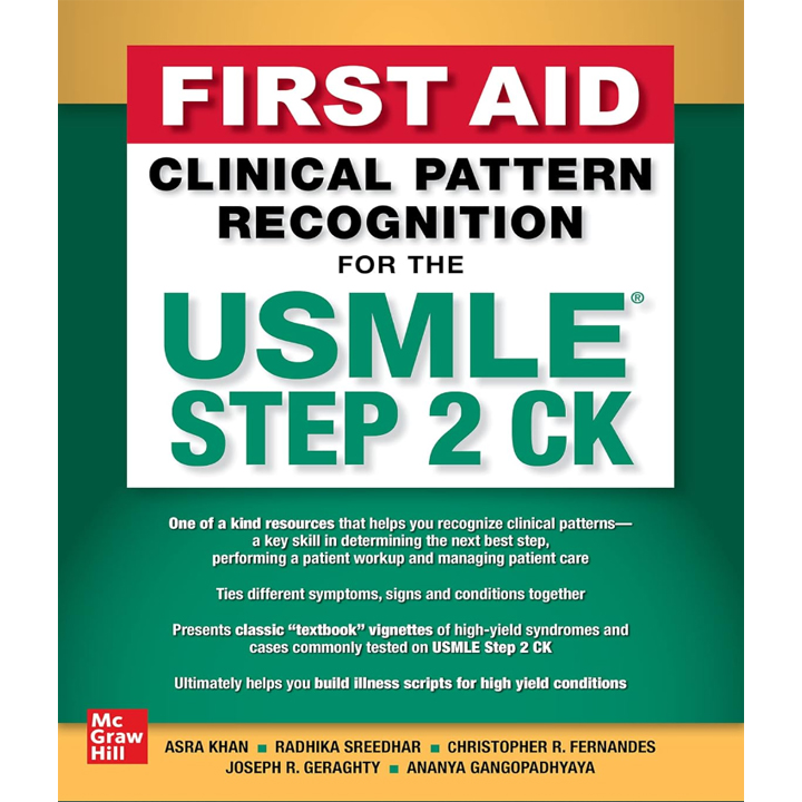 First Aid Clinical Pattern Recognition for the USMLE Step 2 C K 2023 ...