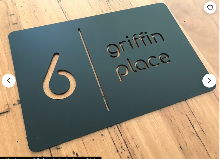 Customized house name plates : Modern plates : new style name plates ...
