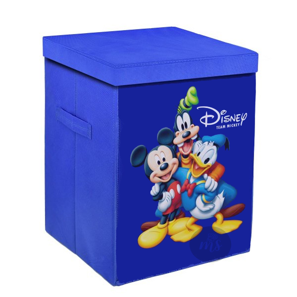 Disney Article Printed Storage Cubes Organizer Basket Foldable Bin ...