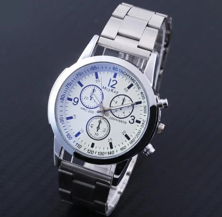 Classic Watch for Men / Boys - Stylish Stainless Steel Analog Mens ...