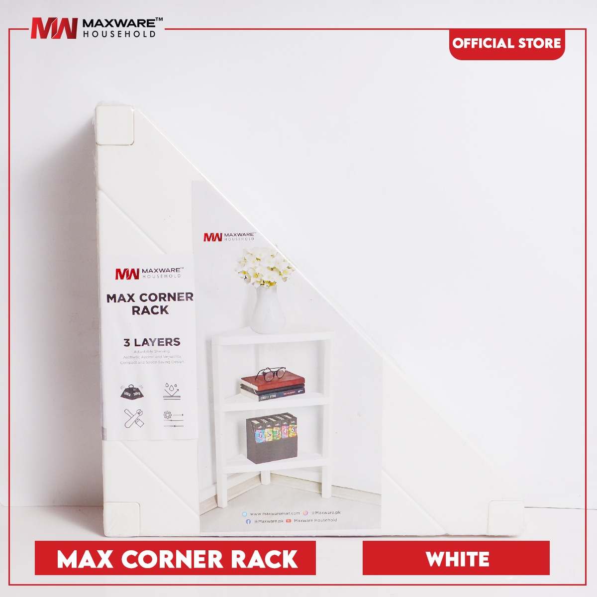 Maxware Household Max Corner Rack 3 Layer | Daraz.pk