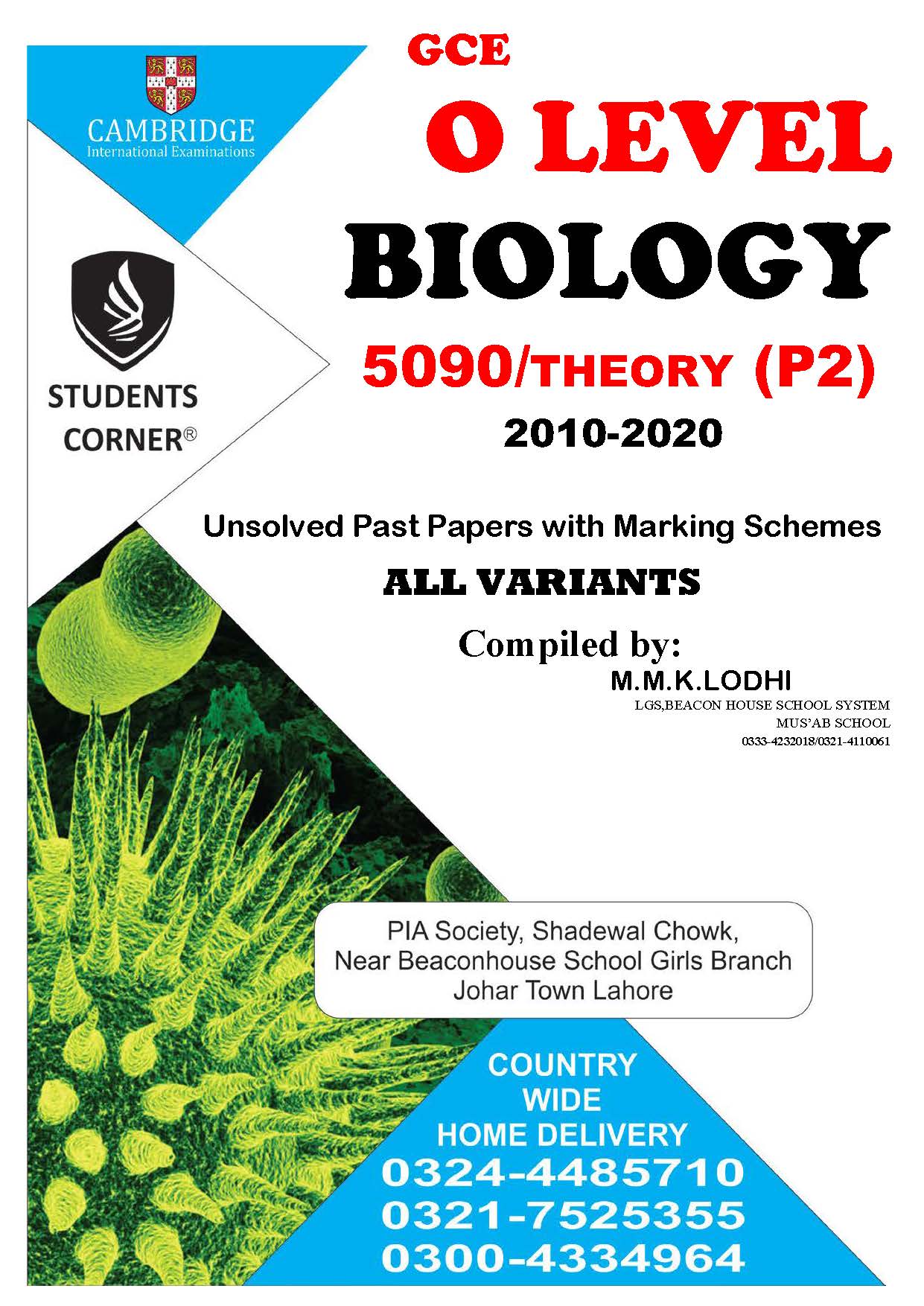 O Level Biology Past Papers