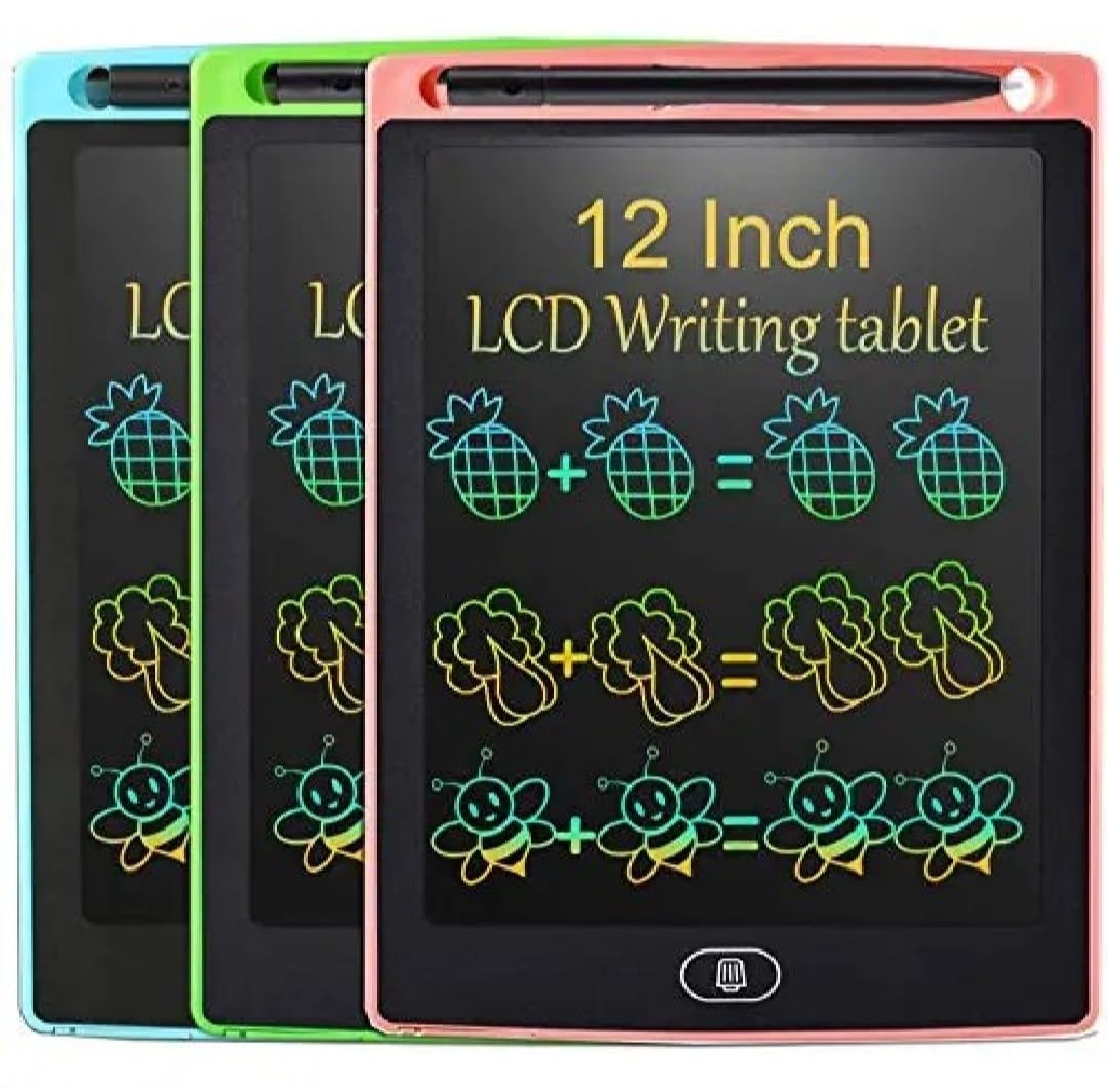 LCD Writing Tablet Electronic Slate Erasable Writing Board Learning ...