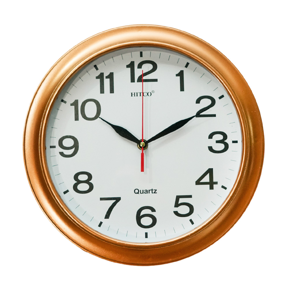 Hitco Round Simple Wall Clock - Wall Clock For Home and Office - Step ...