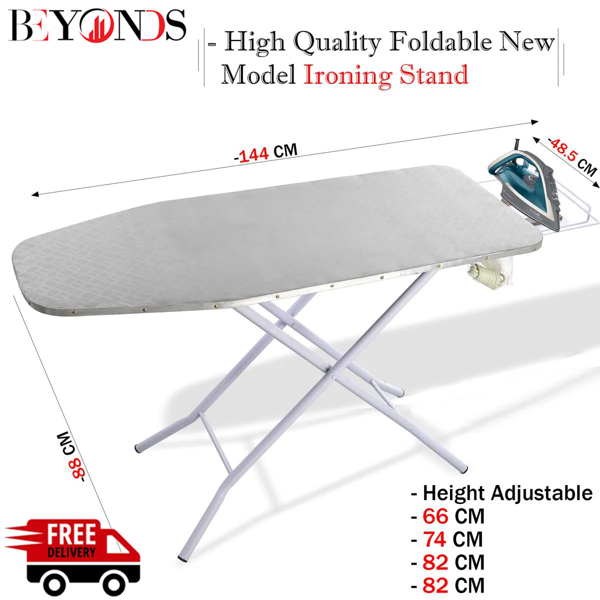 High Quality Foldable Iron Board Adjustable Iron Table & Iron Stand ...