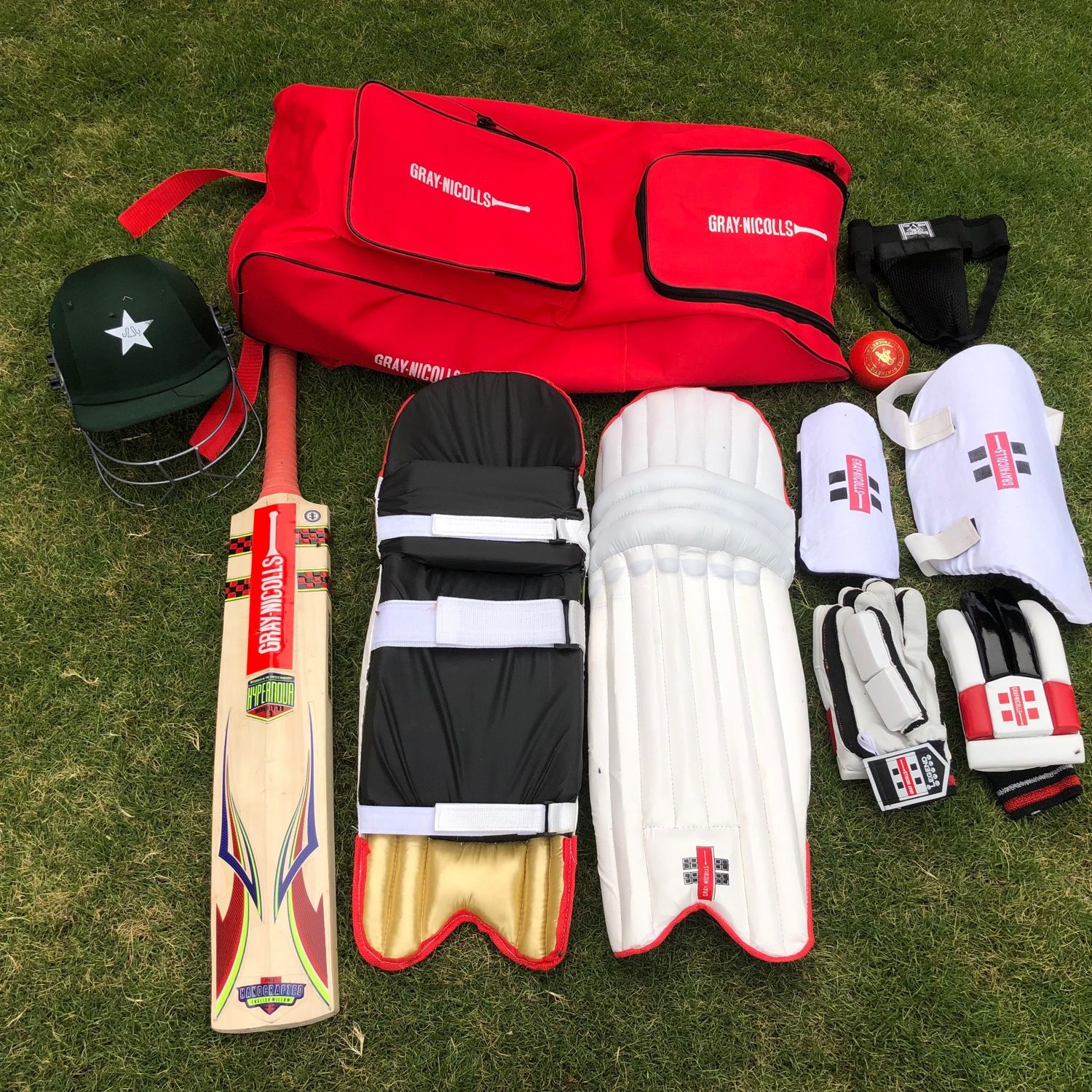 Hard Ball Cricket Kit for 9 to 14 years old Kids - Set of 10 Items ...