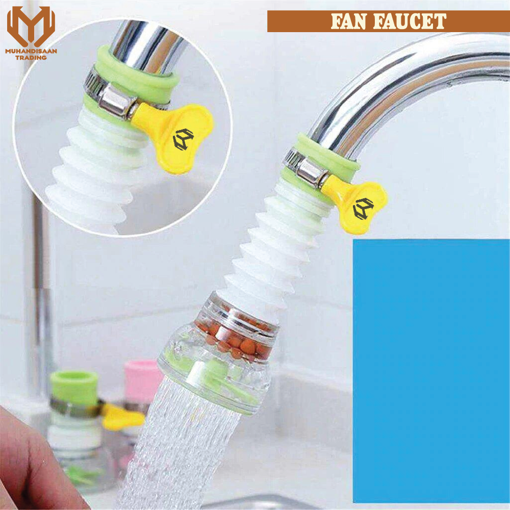 Fan Faucet, 360 Adjustable Flexible Kitchen Faucet Tap, Rotatable ...