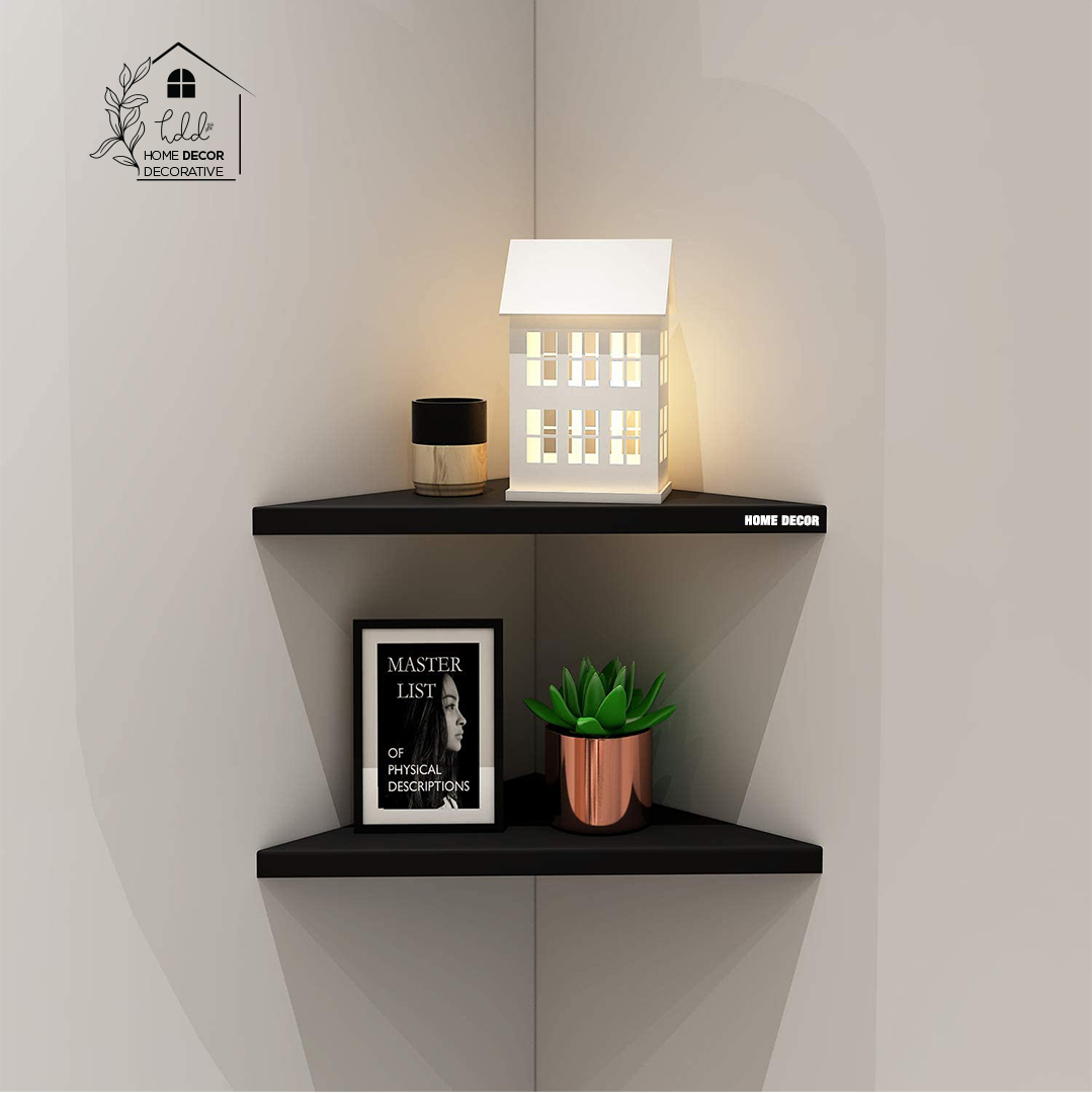 Corner Mounting Shelf, Easy to Install Wall Corner Shelf, Set of ...