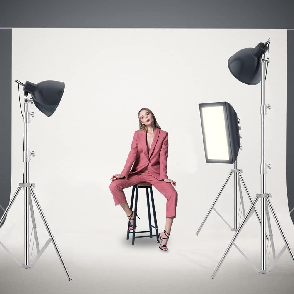 PakJAStore Stainless Steel Heavy Duty Photography Tripod Light Stand ...