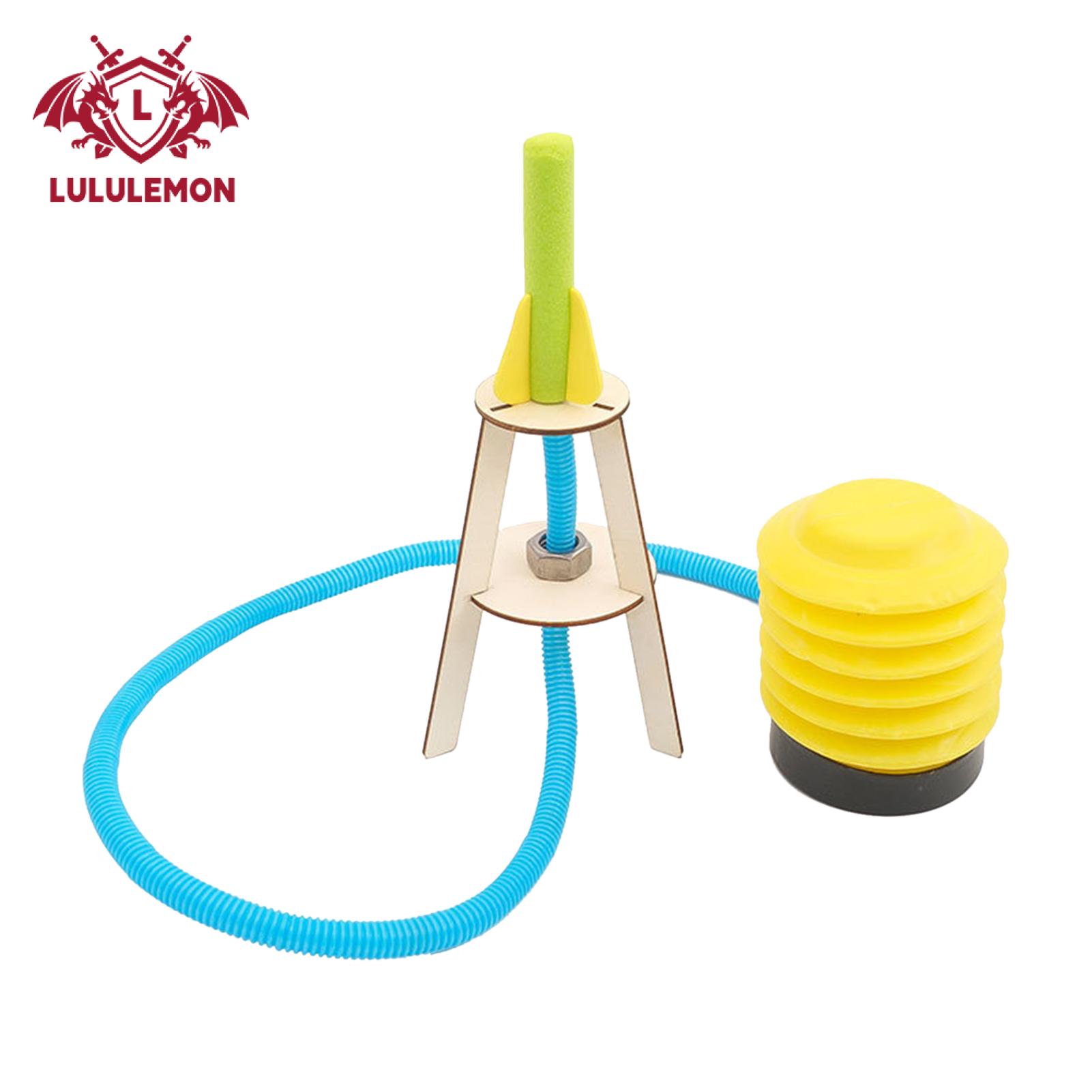 Lululemon Craft Rocket Toy Interest Cultivation DIY Educational Wooden ...
