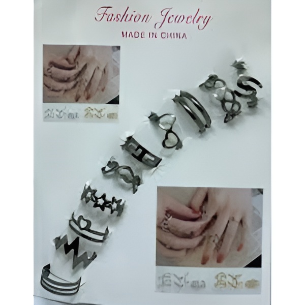 10 pcs/set women Wedding Anniversary rings for girls | Daraz.pk