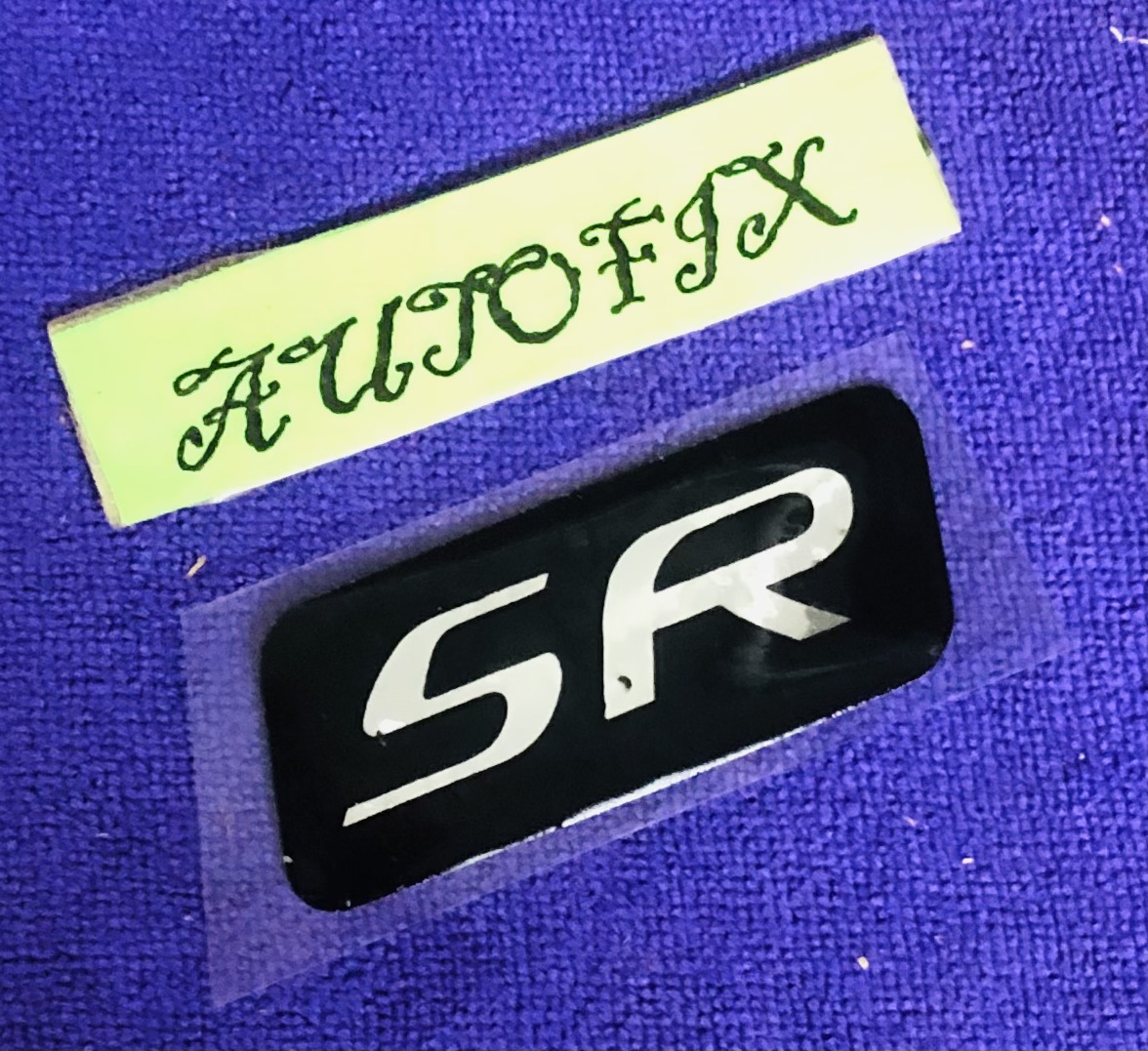 Toyota Corolla 2010 Model Rear SR PVC Sticker 01 PC | Daraz.pk