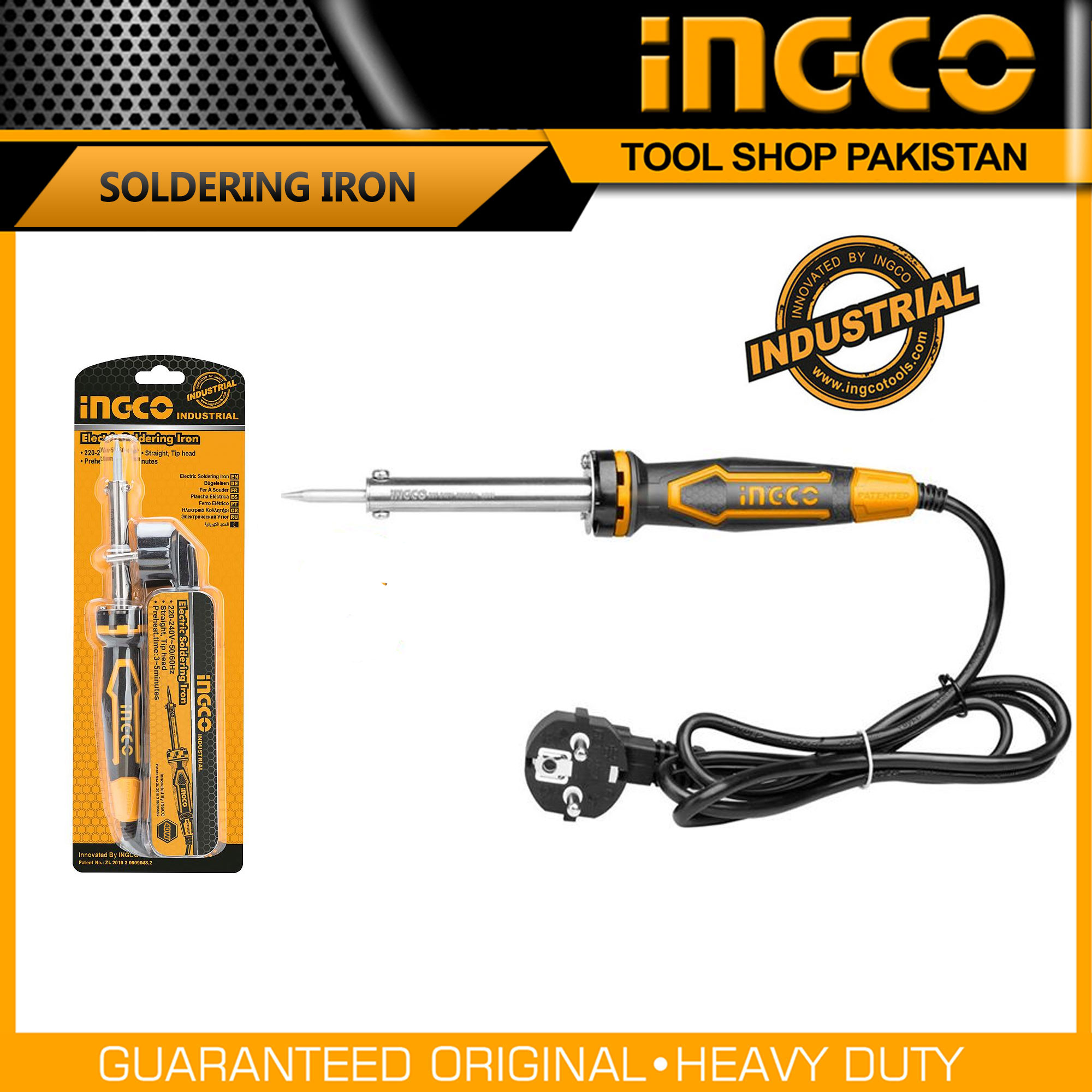 Ingco Professional Industrial Electric Soldering Iron 40W - AE | Daraz.pk