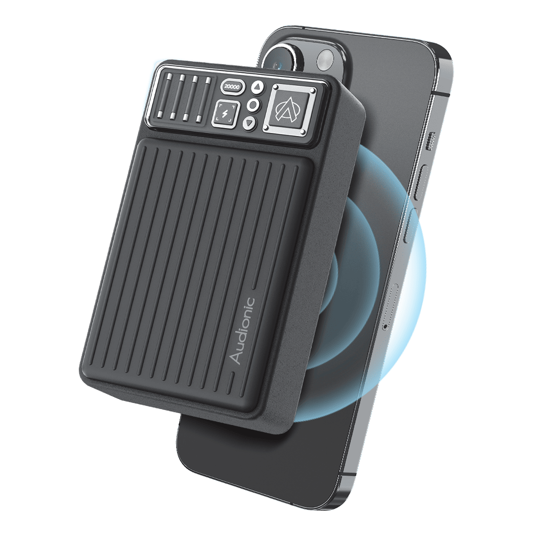 Audionic Magneto Pro Max Wireless Powerbank | 20000 mAh Power bank ...