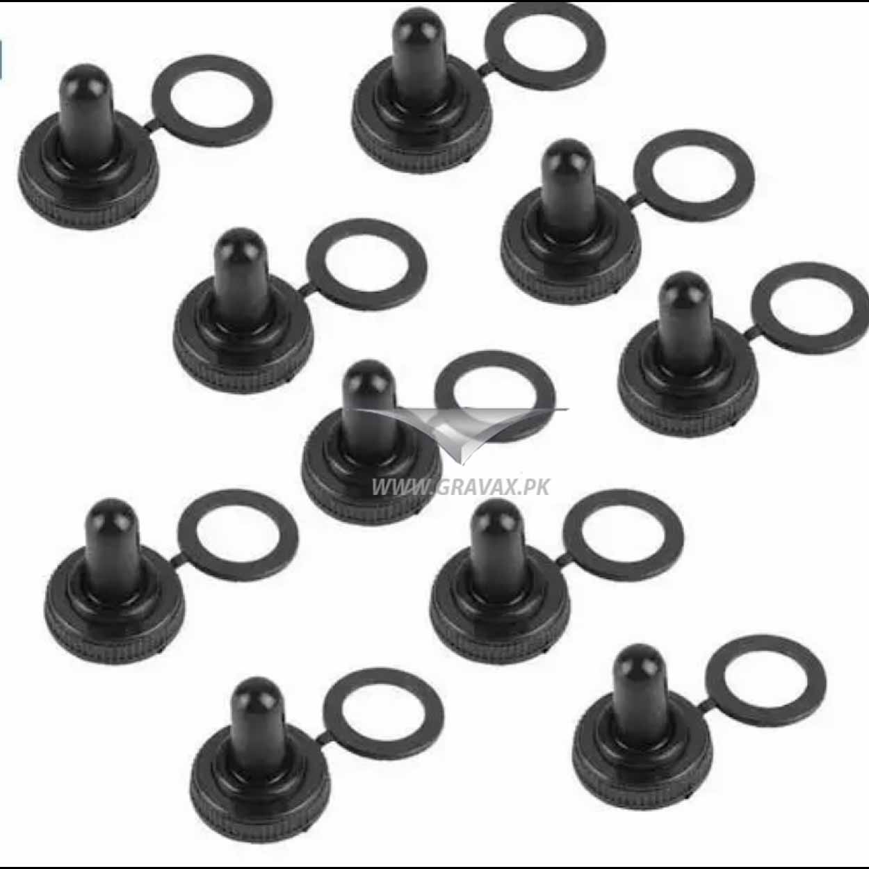 High quality 6mm Black Toggle Switch Rubber Cover toggle switch boot ...