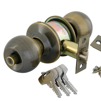 ROUND CYLINDRICAL LOCK YALE DOOR KNOB LOCK | Daraz.pk