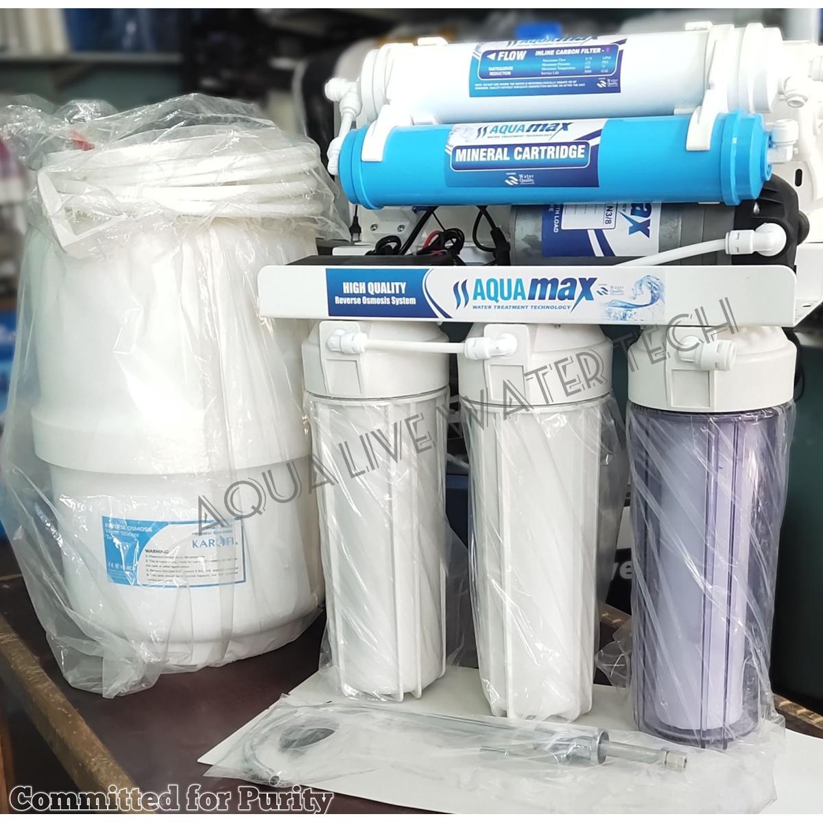 Aqua Max 100 Gpd Ro Water Filter Plant with Toray Membrane (Latest ...
