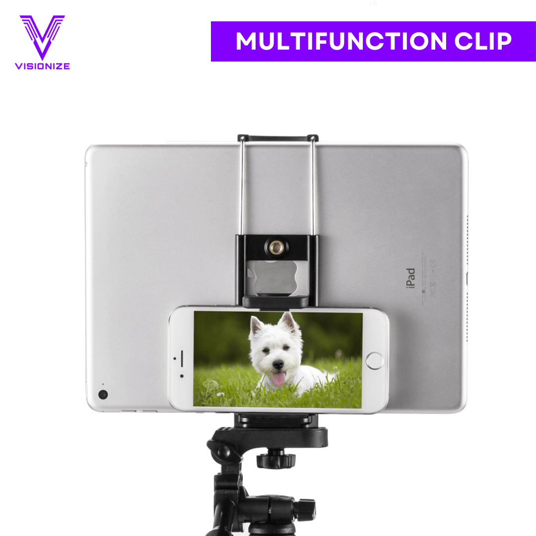 2 In 1 Multi Functions Clip For Phone Smartphone, Tablet Mount For ...