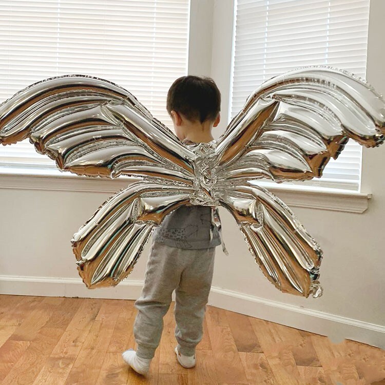Butterfly Wings Balloons Kids Party Supplies Girl Decor Fairy Birthday ...