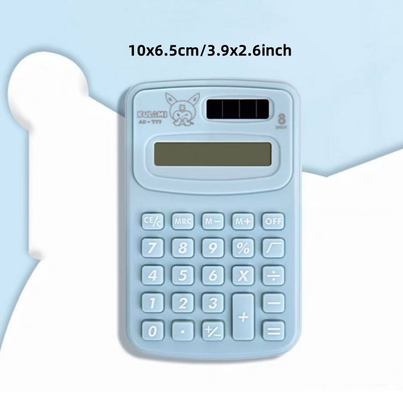 RHS Online Sanrio Kuromi Mini Portable Calculator Cute 8 Digits Button ...