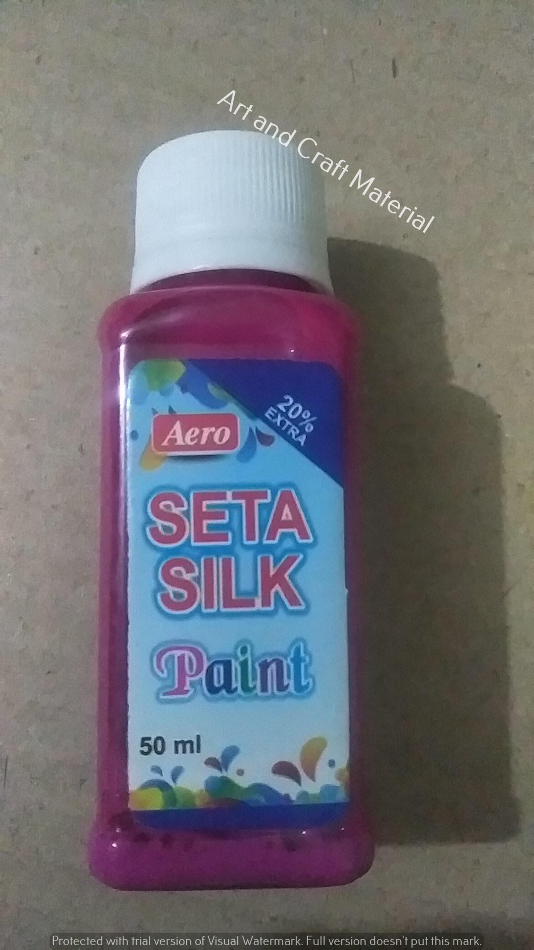 Aero Seta Silk Fabric Paint 50 ml bottle Available in different Colours ...