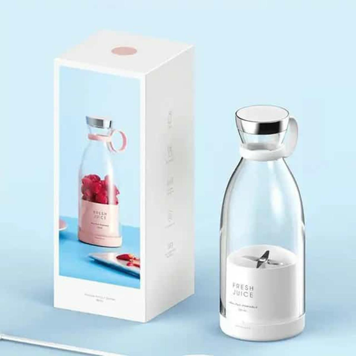 The new Electric Mini Ice Bottle Blender Home USB 6 Blades Juicer Cup ...