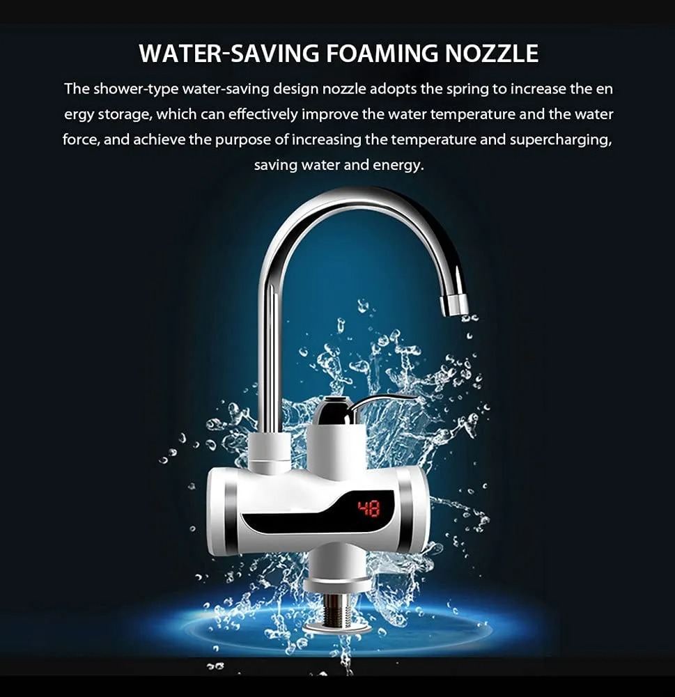 Electric Water Tap | Instant Heating Electric Water Heater Faucet ...