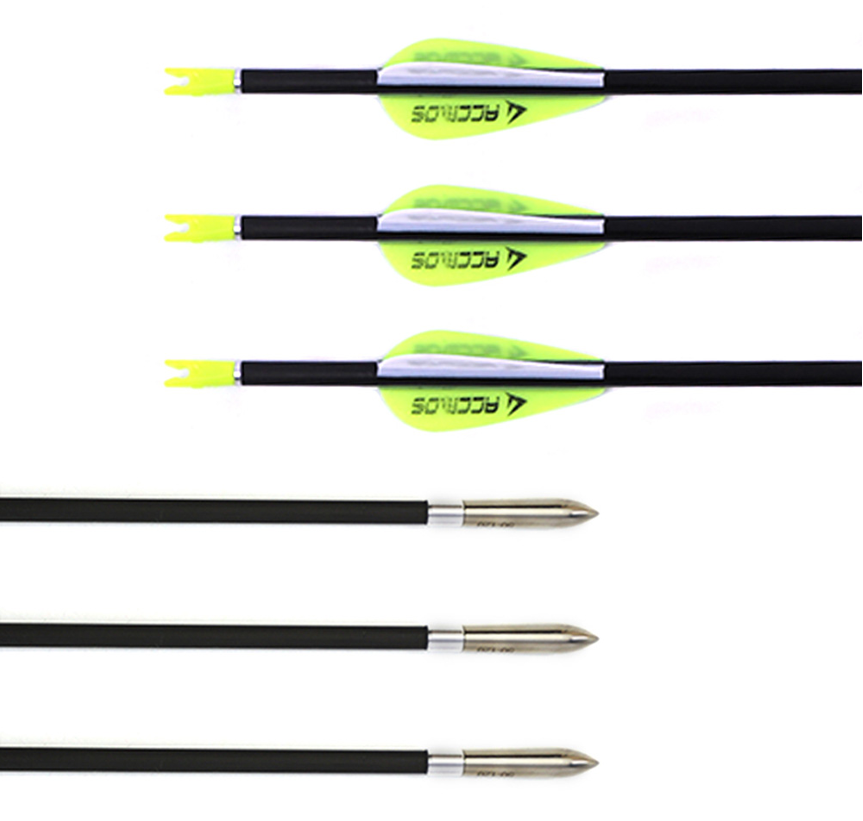 ID 3.2mm High Quality Carbon Archery Spine 500 Arrows for Recurve Bow ...