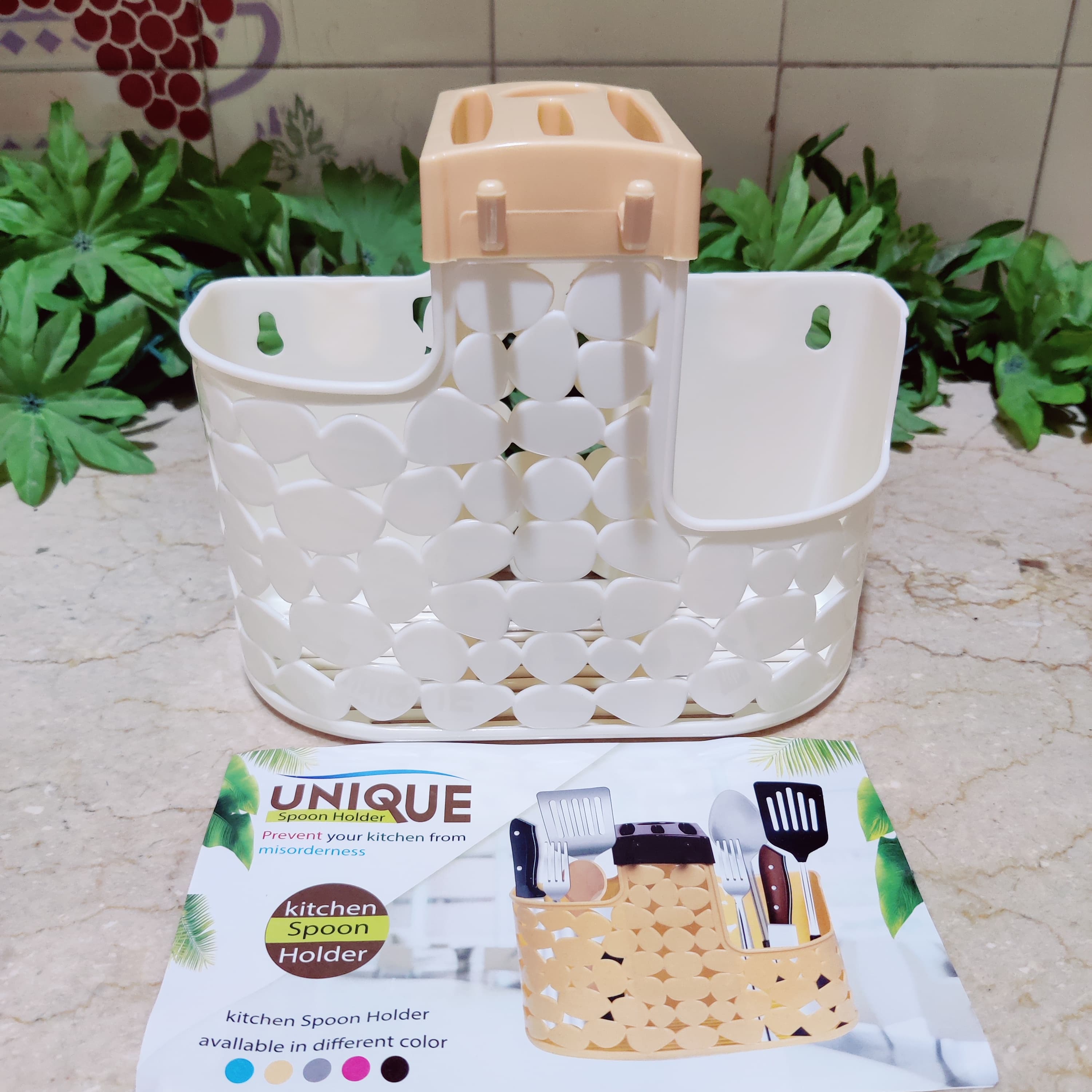 Kitchen Utensil Stand Kitchen Spoon, Knife Organizer Plastic Kitchen ...